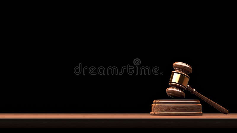 A Revered Wooden Icon of the Judiciary, Representing Fairness and Moral ...