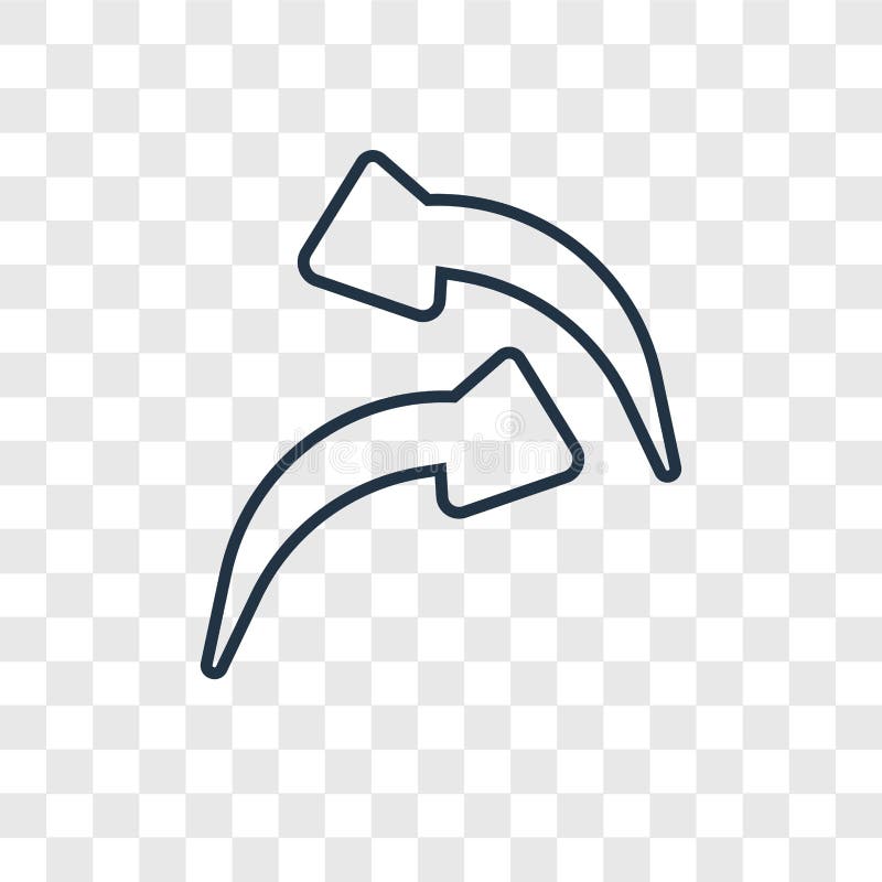 Lever Concept Vector Linear Icon Isolated on Transparent Background ...