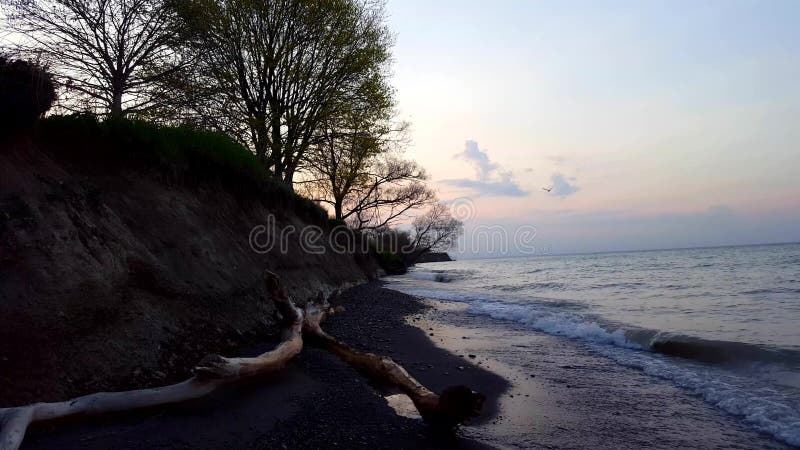 *Reverse Motion* Backward Beach Waves in the Day on Beautiful Beach ...