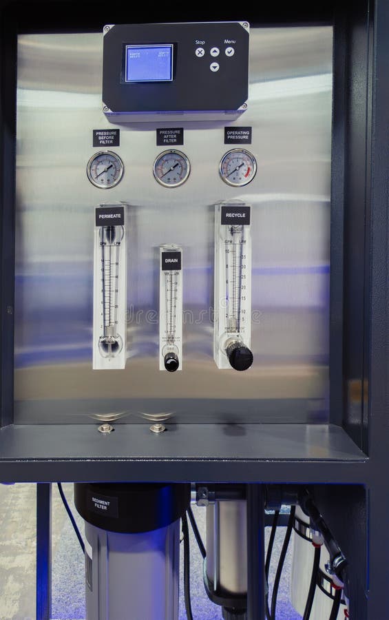 Reverse Osmosis System. Pure Water Stock Image - Image of purification ...