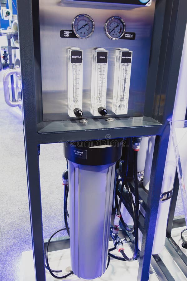 Reverse Osmosis System. Pure Water Stock Image - Image of process ...