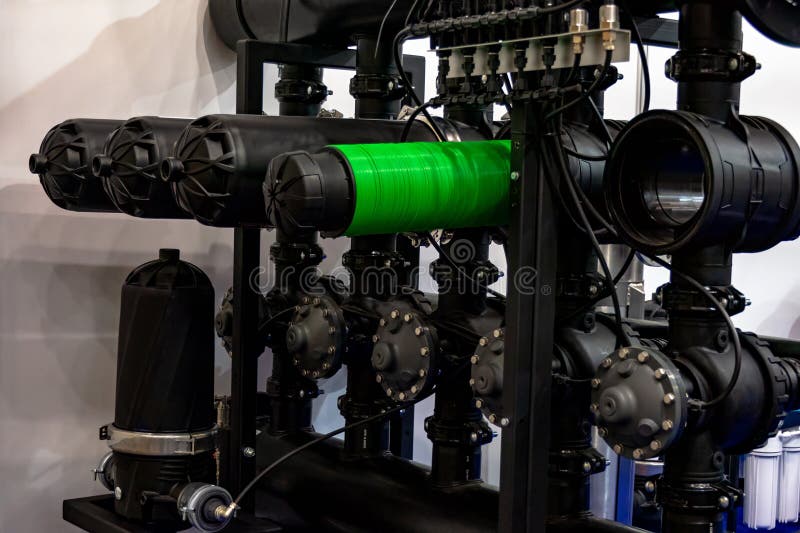 Reverse Osmosis Systems. Water Purification System Stock Image - Image ...