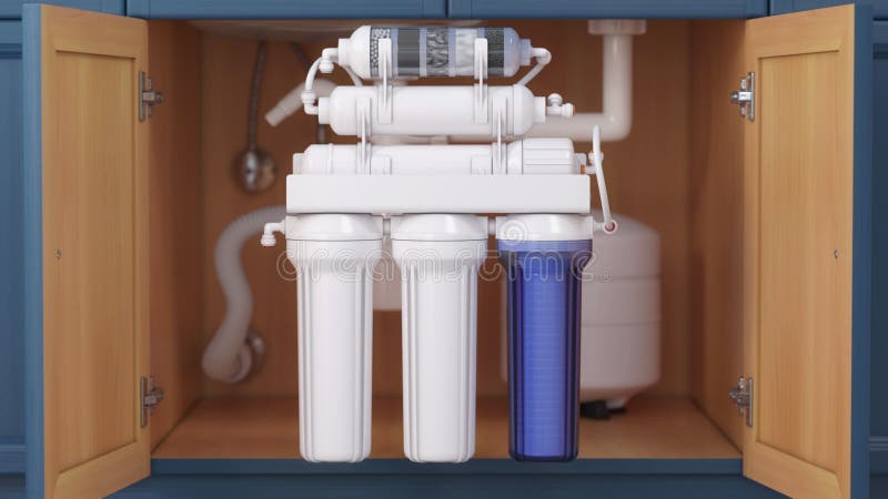 A Water Purification Display Showing Ecofriendly Filtration Processes ...