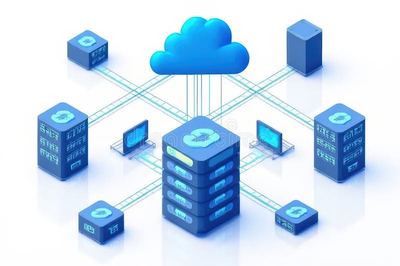 Reverse Proxy System S Innovative Design Stock Illustration ...