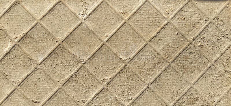 Reverse Side of Ceramic Tiles. Detailed Texture of Tiles. Lattice ...