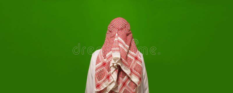 Reverse Side of Islam, Using Back View of a Man in Arabic Clothes ...