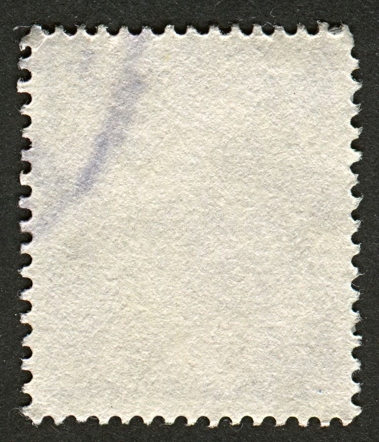Reverse Side of a Postage Stamp. Stock Image - Image of aged, back ...