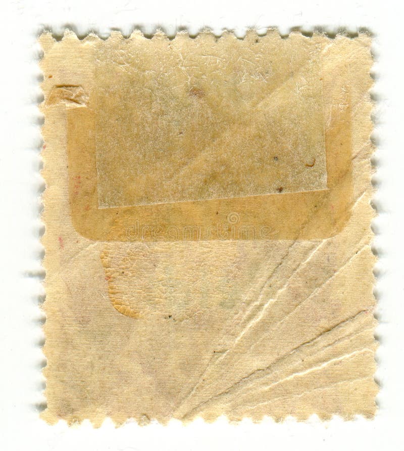 Reverse Side of a Postage Stamp. Stock Image - Image of mail, blanked ...