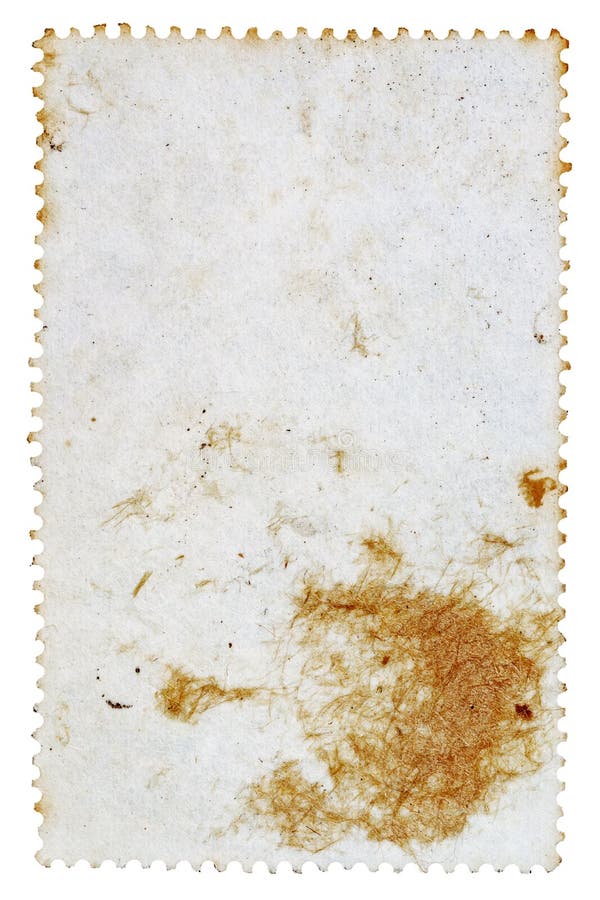 Reverse Side of a Postage Stamp Stock Image - Image of edges, dirty ...