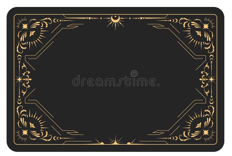Tarot Cards Border Stock Illustrations – 494 Tarot Cards Border Stock ...