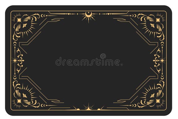 Tarot Cards Border Stock Illustrations – 494 Tarot Cards Border Stock ...