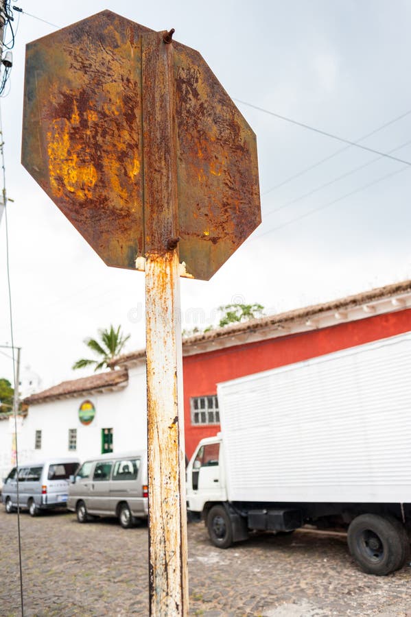 Reverse stop sign stock image. Image of blue, signage - 258229825