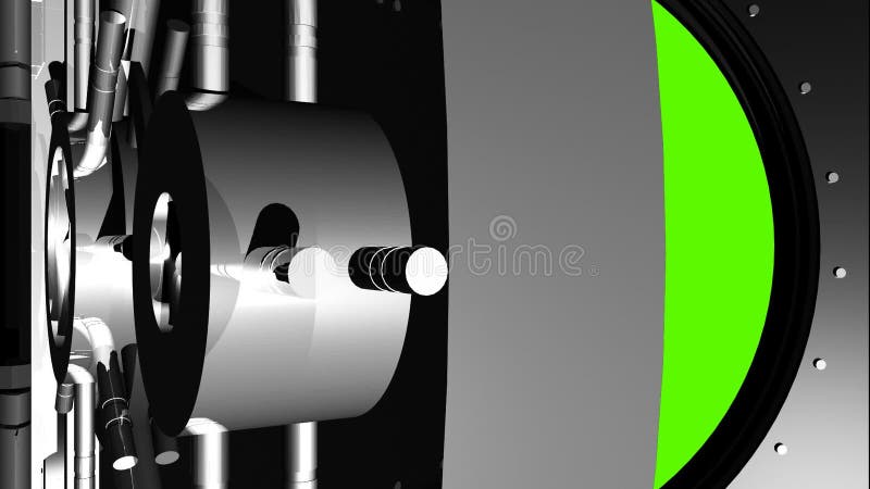 REVERSE VAULT W GREENSCREEN Stock Footage - Video of environment ...