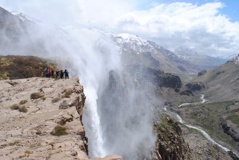 Reverse Waterfall and Nature Stock Photo - Image of landscape ...