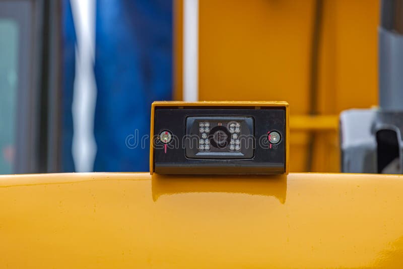 Reversing Camera Construction Machine Stock Photo - Image of transport ...