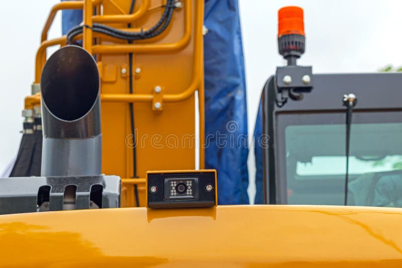Reversing Camera Construction Machinery Stock Image - Image of view ...