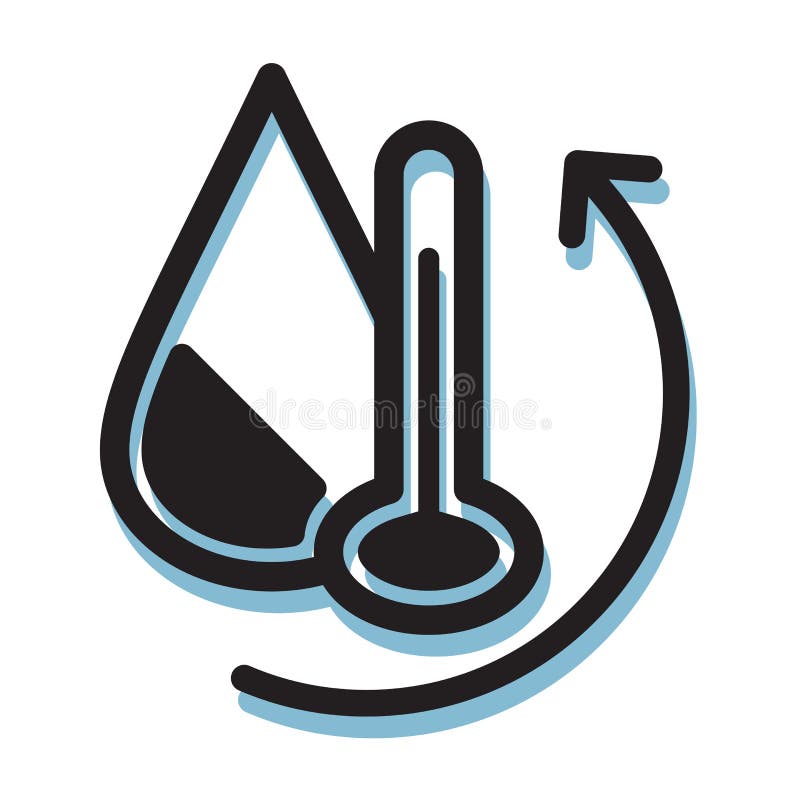 Reversing Water Problem - Icon Stock Vector - Illustration of sphere ...