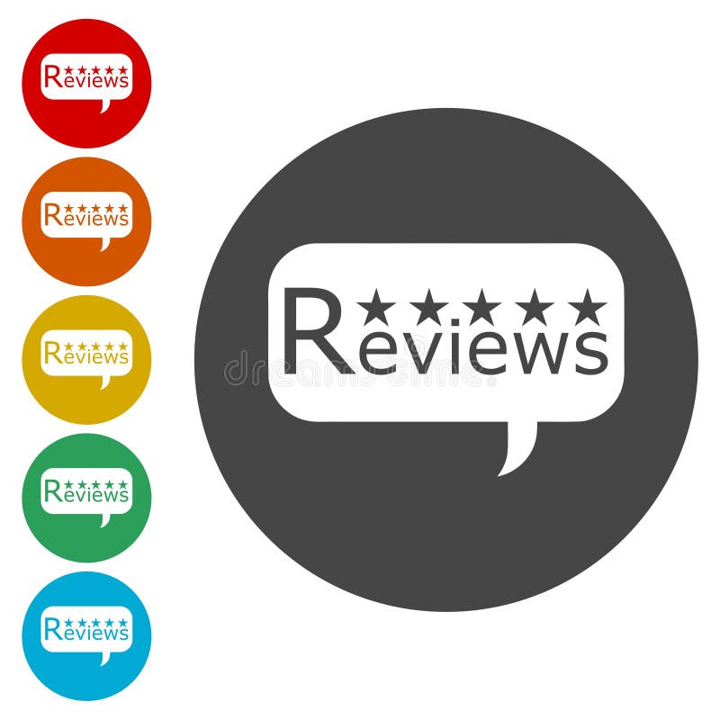 Review Button stock vector. Illustration of online, positive - 132068907