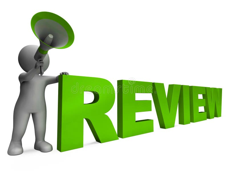Review Character Shows Assessing Evaluating Stock Illustration ...