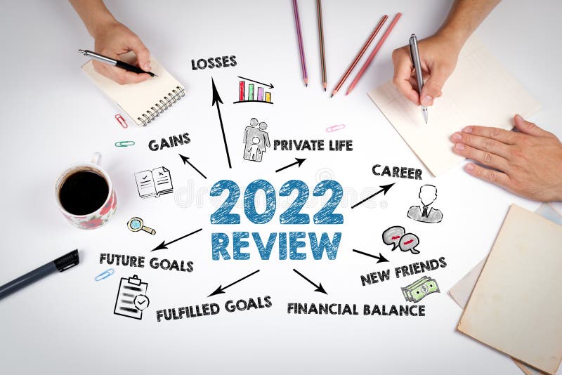 2022 Review Concept. the Meeting at the White Office Table Stock Image ...
