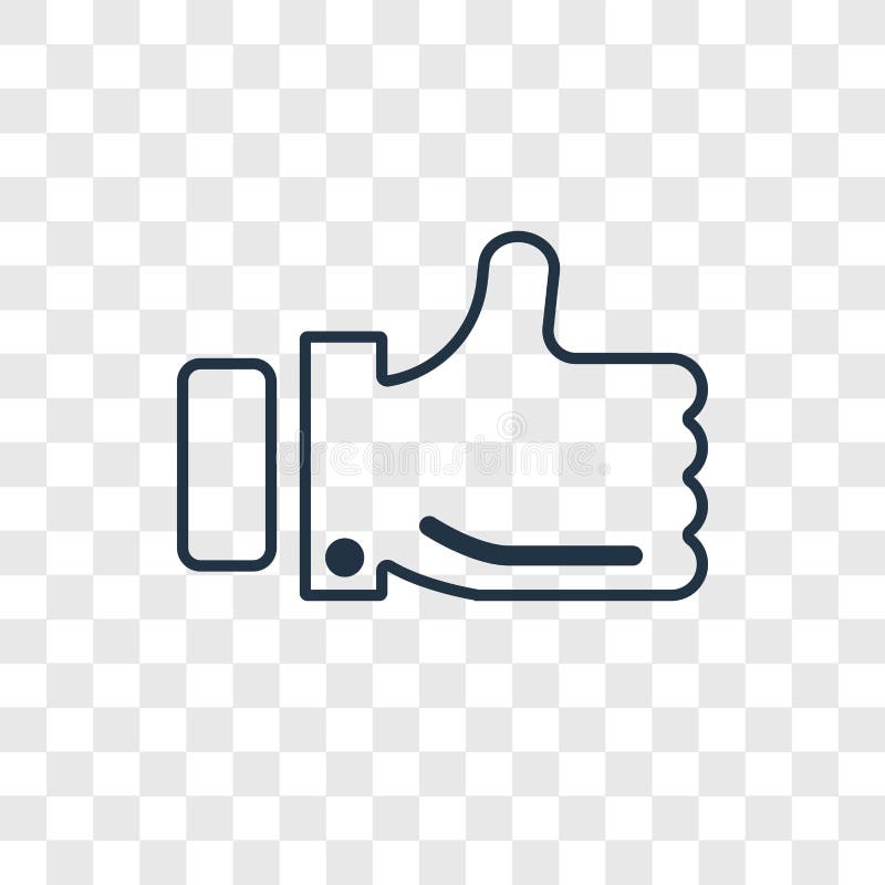 Review Concept Vector Linear Icon Isolated on Transparent Background ...