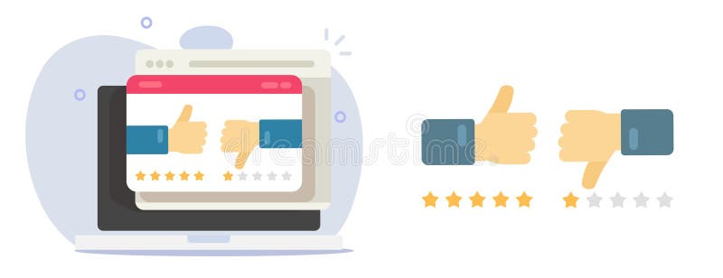Review Customer Satisfaction Rating Online Digital Icon Vector, User ...