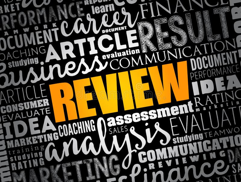 Review - Formal Assessment of Something with the Intention of ...