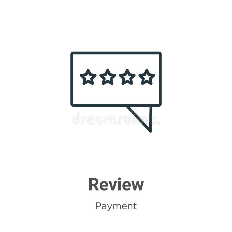 Review Icon, Simple Vector Icon Stock Illustration - Illustration of ...