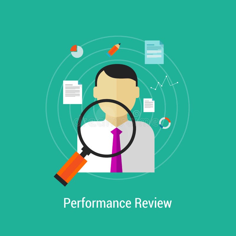 Review Performance Human Resource Stock Vector - Image: 49488149