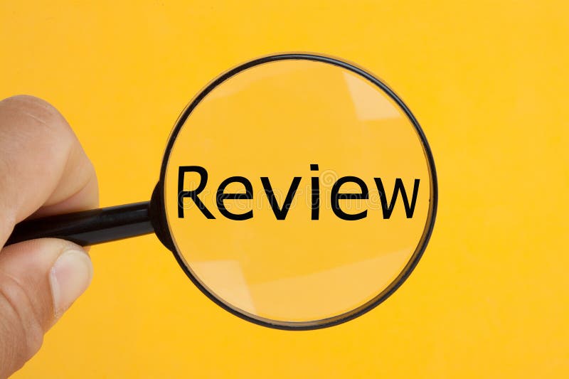 Review Search Magnifying Glass Stock Photo - Image of report, research ...