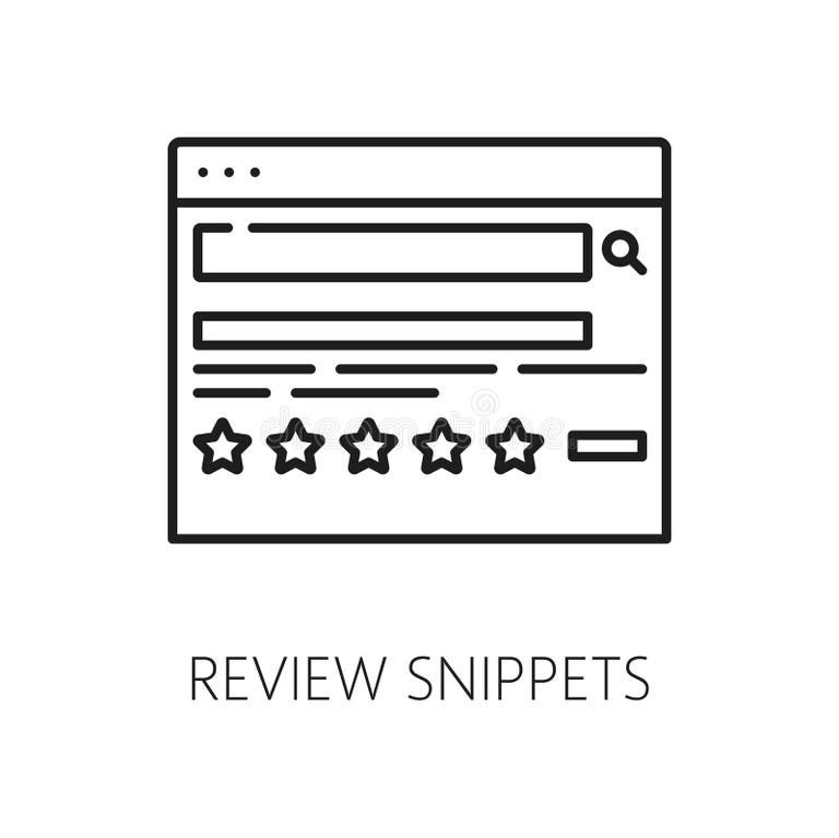 Review Snippets Stock Illustrations – 13 Review Snippets Stock ...