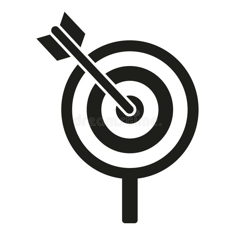 Review Target Icon Simple Vector. Customer Star Stock Vector ...