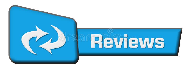Reviews Blue Triangle Horizontal Stock Illustration - Illustration of ...