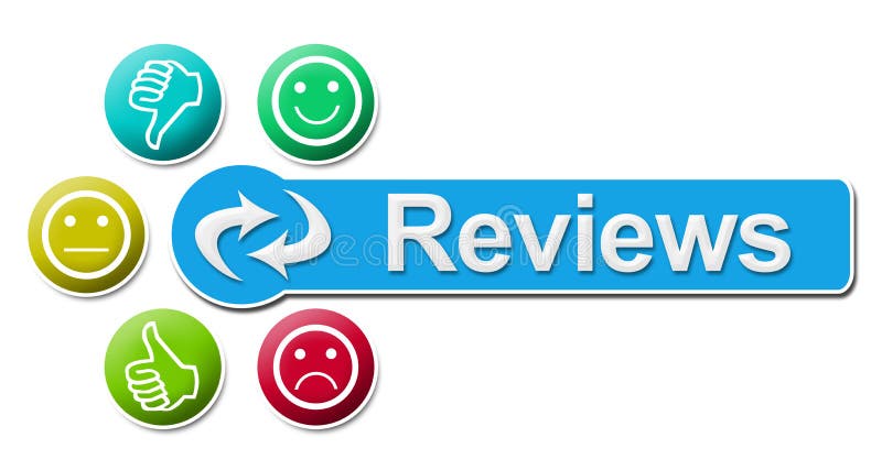 Reviews Circular Colorful Elements Stock Illustration - Illustration of ...