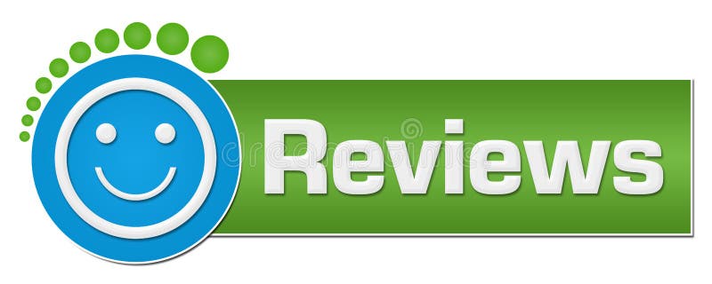 Reviews Green Blue Circular Dots Stock Illustration - Illustration of ...