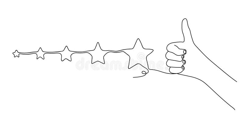 Rating Continuous Line Drawing Stock Illustrations – 281 Rating Continuous Line Drawing Stock ...