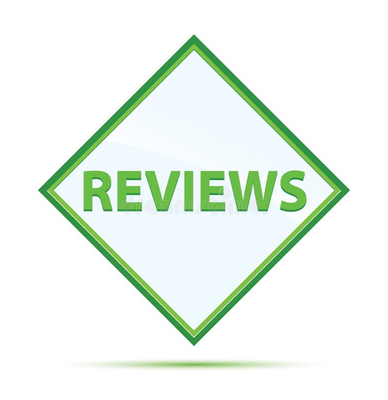 Reviews Modern Abstract Green Diamond Button Stock Illustration ...