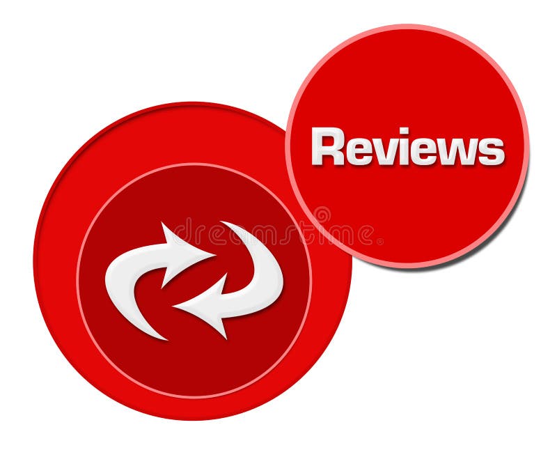 Reviews Red Circles 5723 stock illustration. Illustration of survey ...