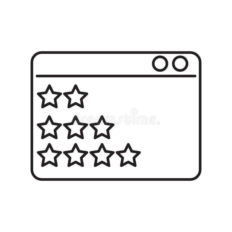 Reviews and Scoring Icon Vector Illustration Design Stock Vector ...