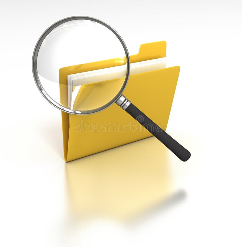 Revisar la carpeta stock de ilustración. Ilustración de primer - 13179550