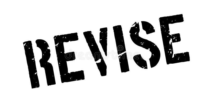 Revise rubber stamp stock vector. Illustration of grunge - 88637576