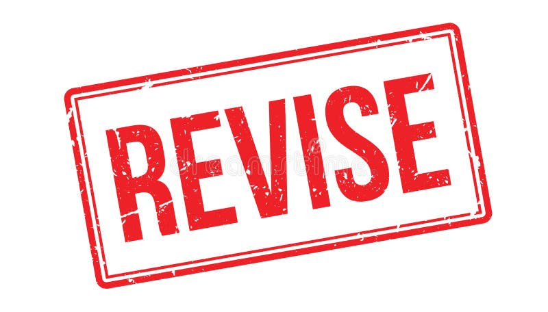 Revise rubber stamp stock vector. Illustration of grunge - 88637576