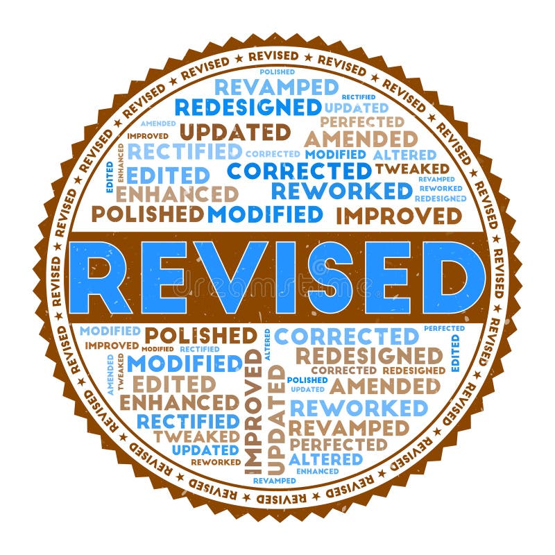 REVISED Word Image. Revised Concept with Word Clouds and Round Text ...
