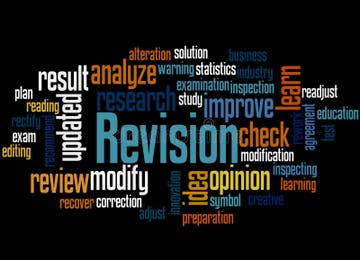 Revision Word Cloud Concept 4 Stock Illustration - Illustration of ...