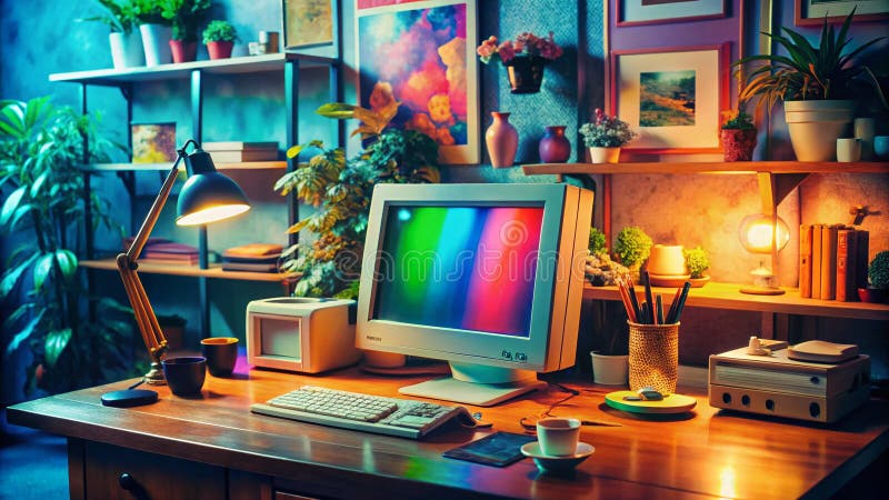 Revisit the Iconic 90s Design Era Exploring Retro Tech Bold Graphics ...