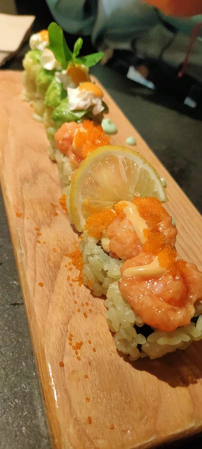 Revisited japanese makis stock photo. Image of meal - 264267196