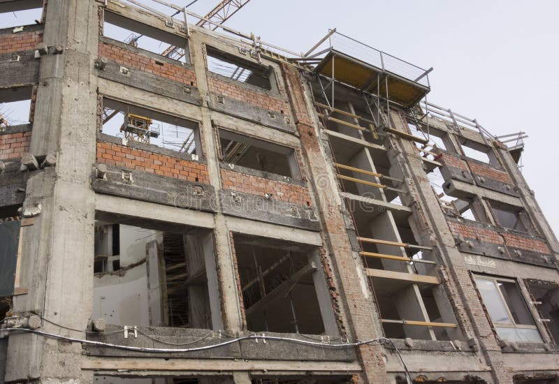 Revitalization of Buildings and Building Structures Stock Photo - Image ...