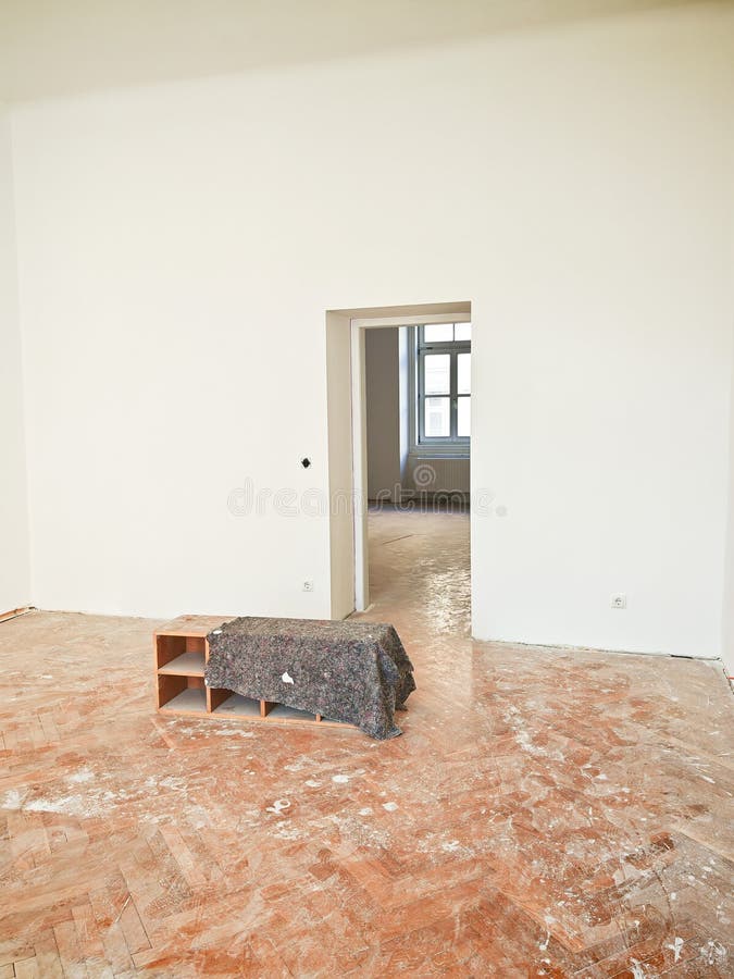 Revitalization of the Interior of a Building Stock Image - Image of ...