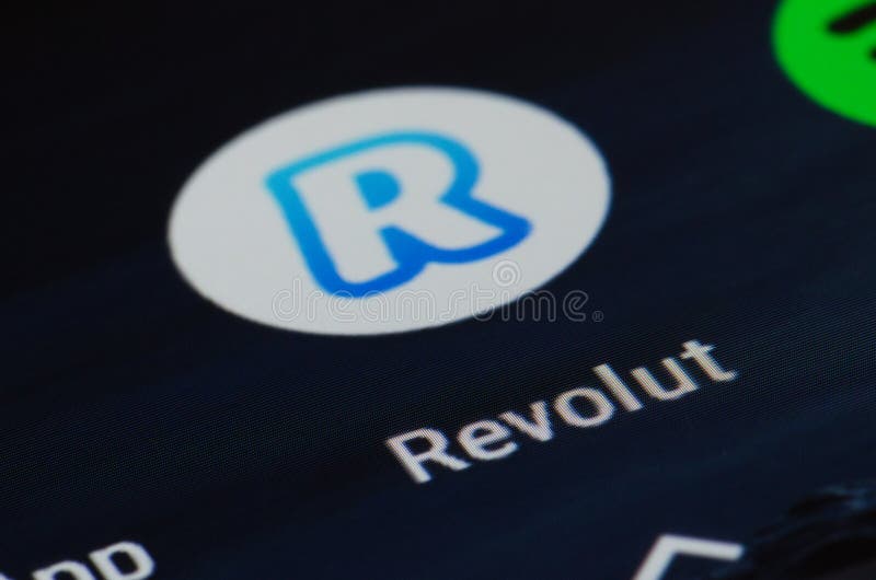 Revolut app logo obraz stock editorial. Obraz złożonej z bankowo ...
