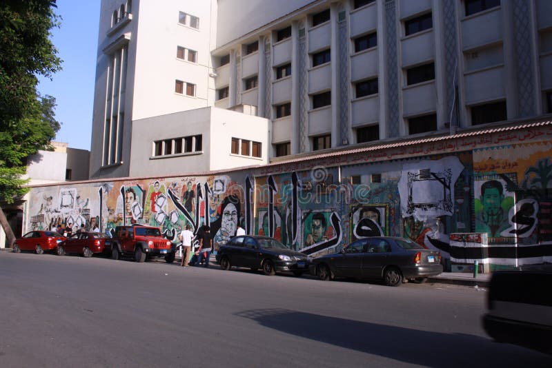 Revolution Graffiti editorial stock image. Image of drawing - 29542724